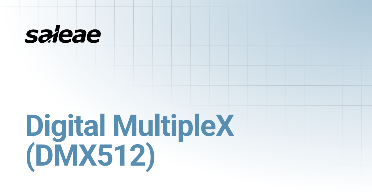 Digital MultipleX (DMX512) | Saleae Support