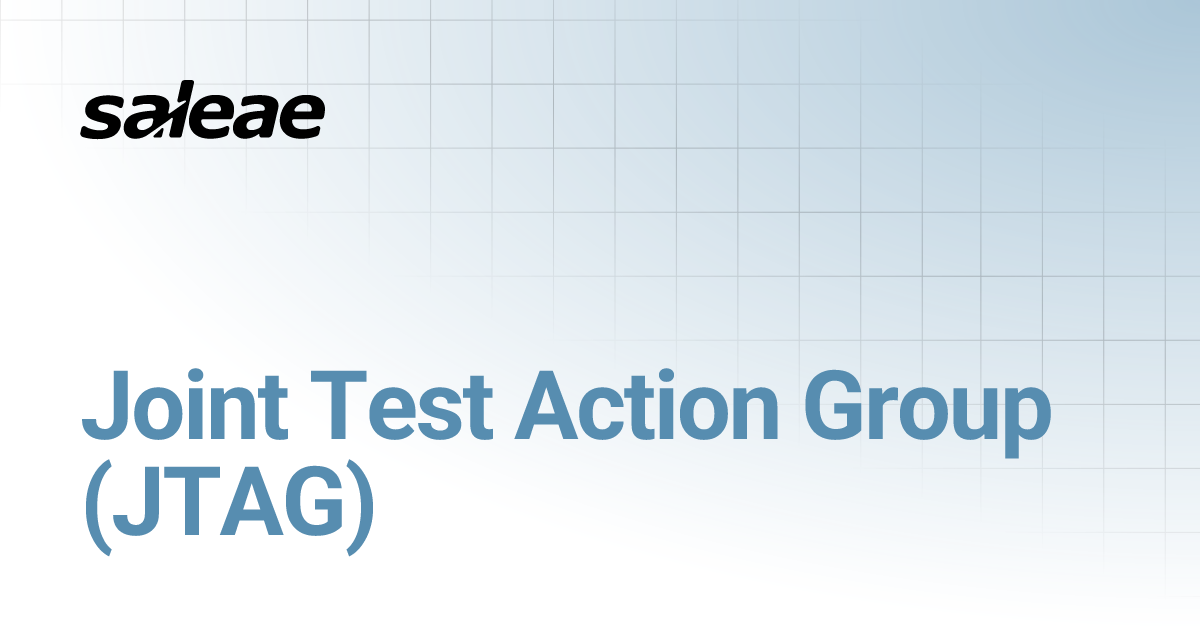Joint Test Action Group (JTAG) | Saleae Support