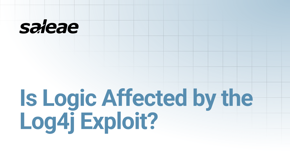 Is Logic Affected by the Log4j Exploit? | Saleae Support